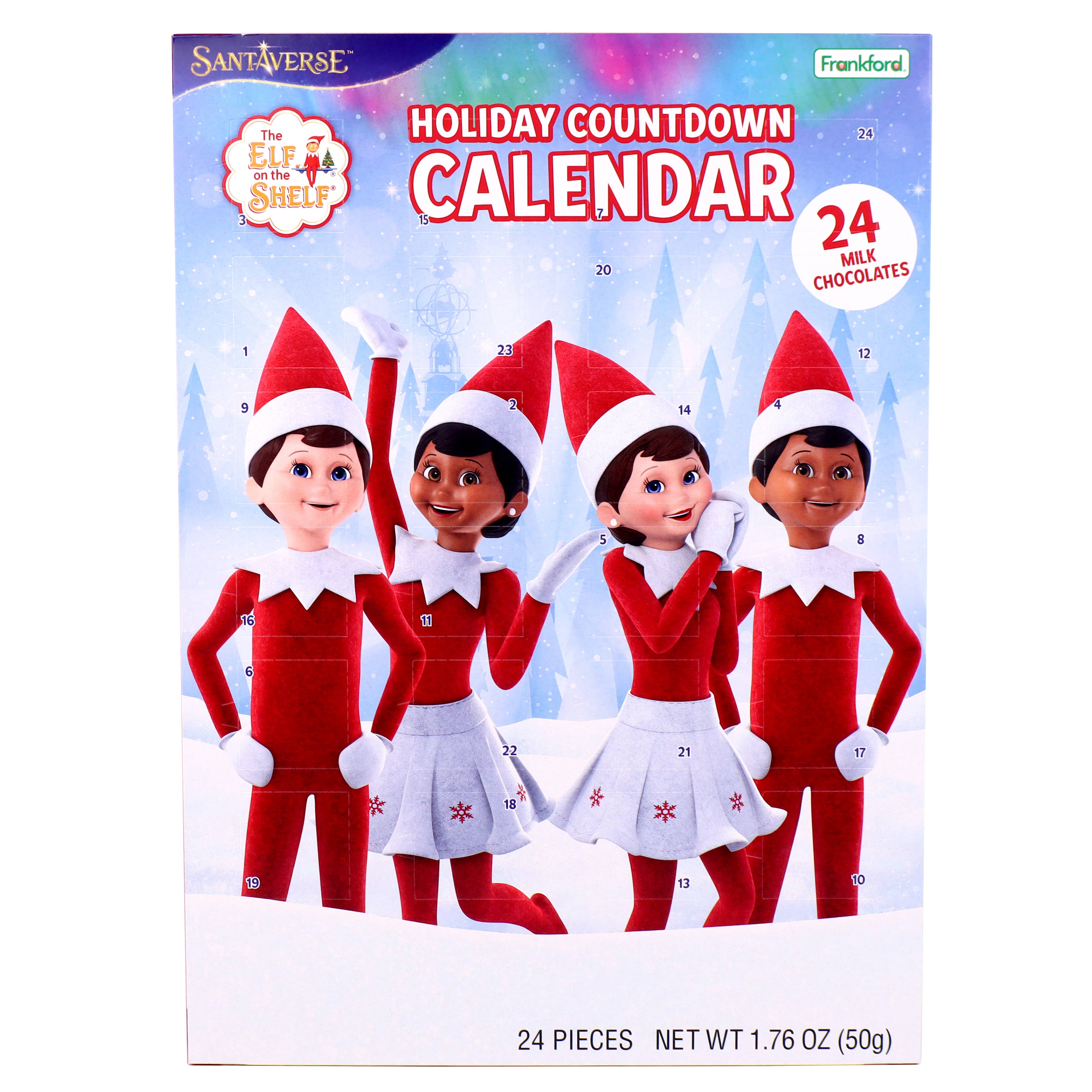 Elf on the Shelf Advent Countdown Calendar, 1.76oz, – Lewis Lane Boutique